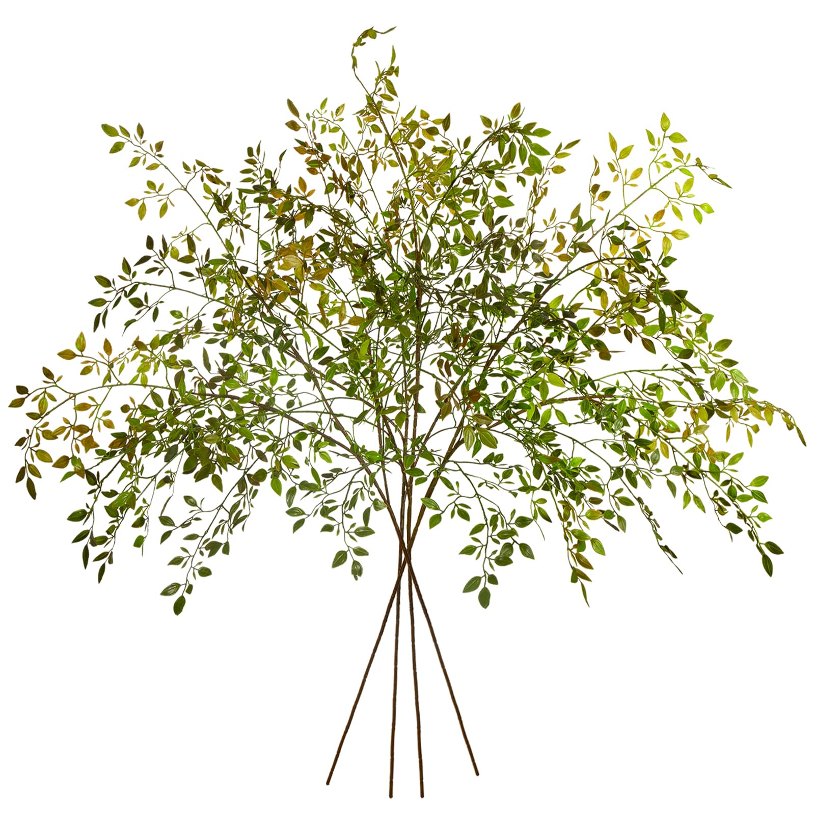 Fake Plants Eucalyptus Stems Greenery Stems 43.3"Branches Tall Faux ...