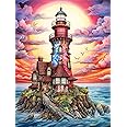 Amazon.com: Xylogist Lighthouse Diamond Painting Kits for Adults - 5D ...