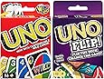 Mattel Uno Original and Uno Flip Card Games, Combo Pack of 2, Card ...
