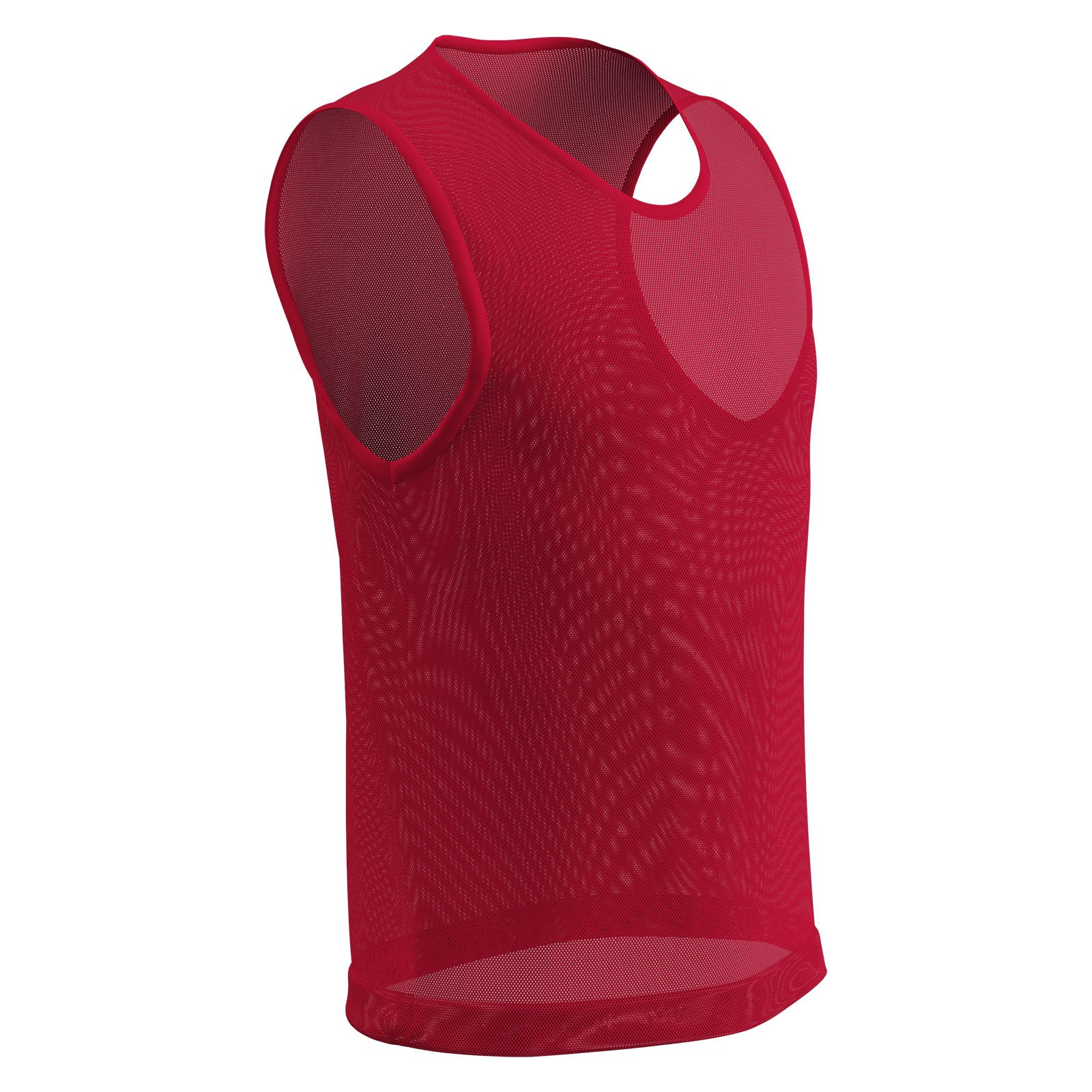 CHAMPRO Scrimmage Micro Mesh Soccer Pinnie SCARLET, Adult X-Large for ...