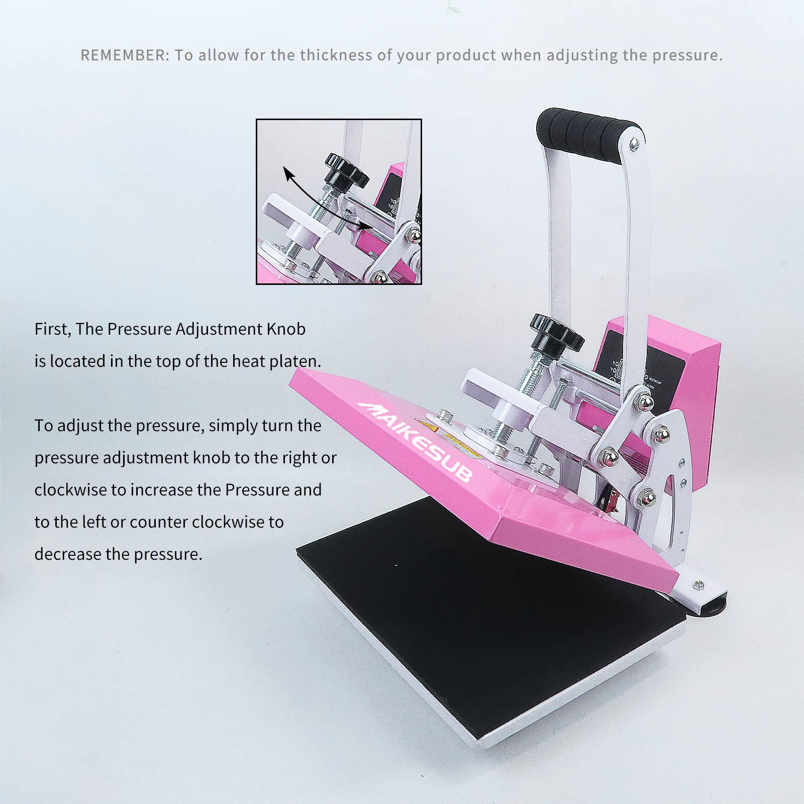 Mua MAIKESUB 12x10 Inch Heat Press Machine for T Shirts Digital ...