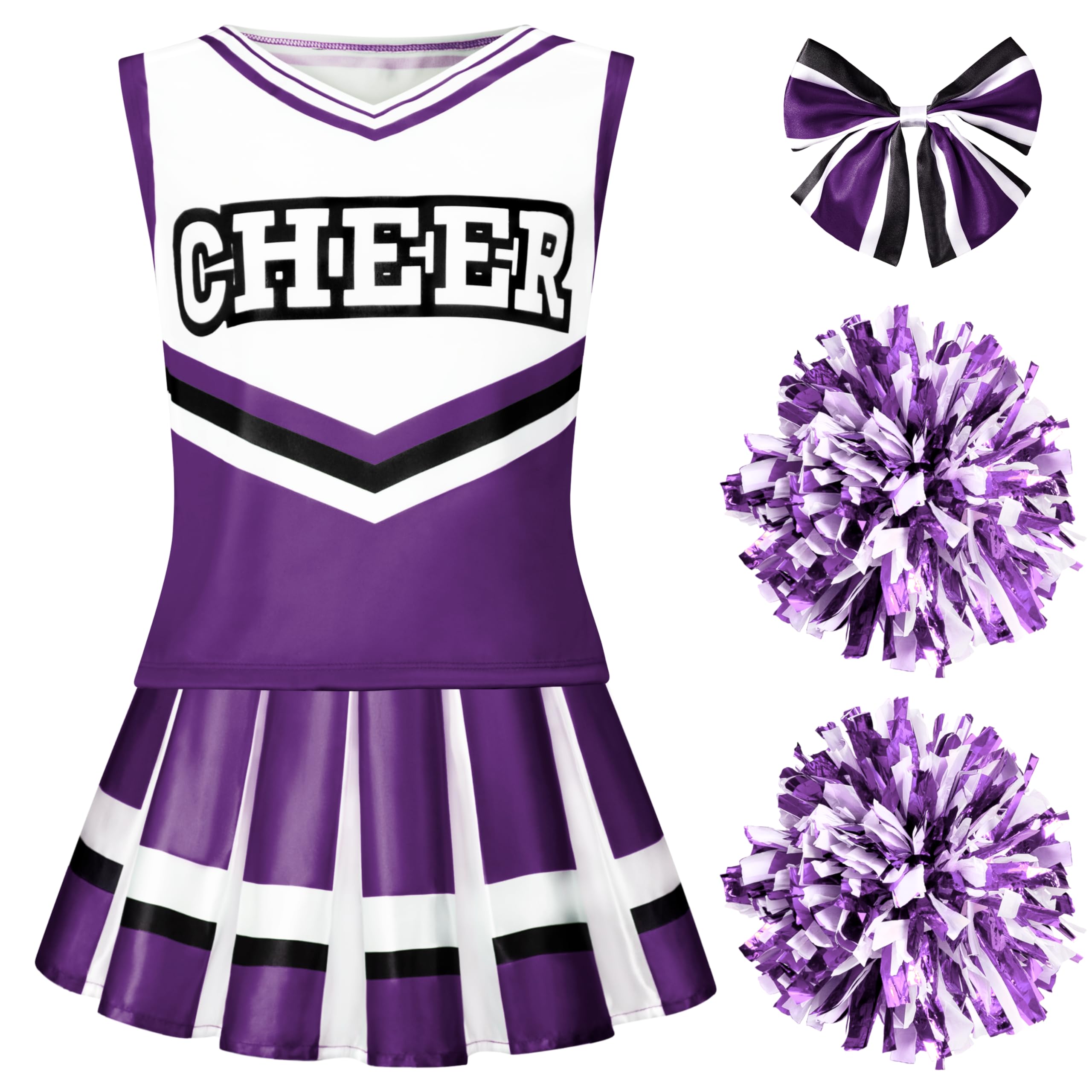 Spooktacular Creations Cheerleader Costume for Girls, Cute Cheerleading ...