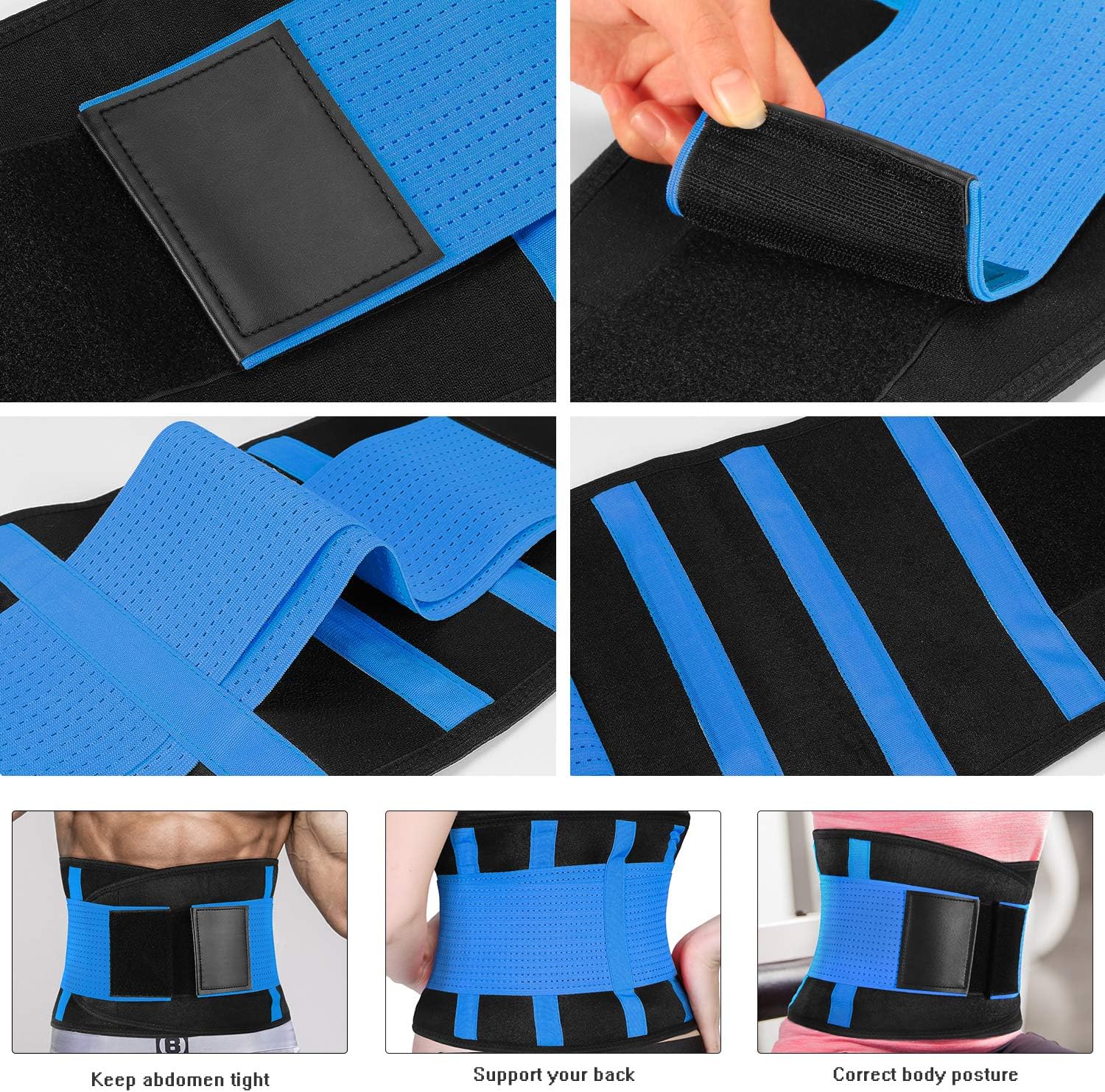 SZ-Climax Lower Back Brace Pain Relief – Double Pull Neoprene Lumbar ...