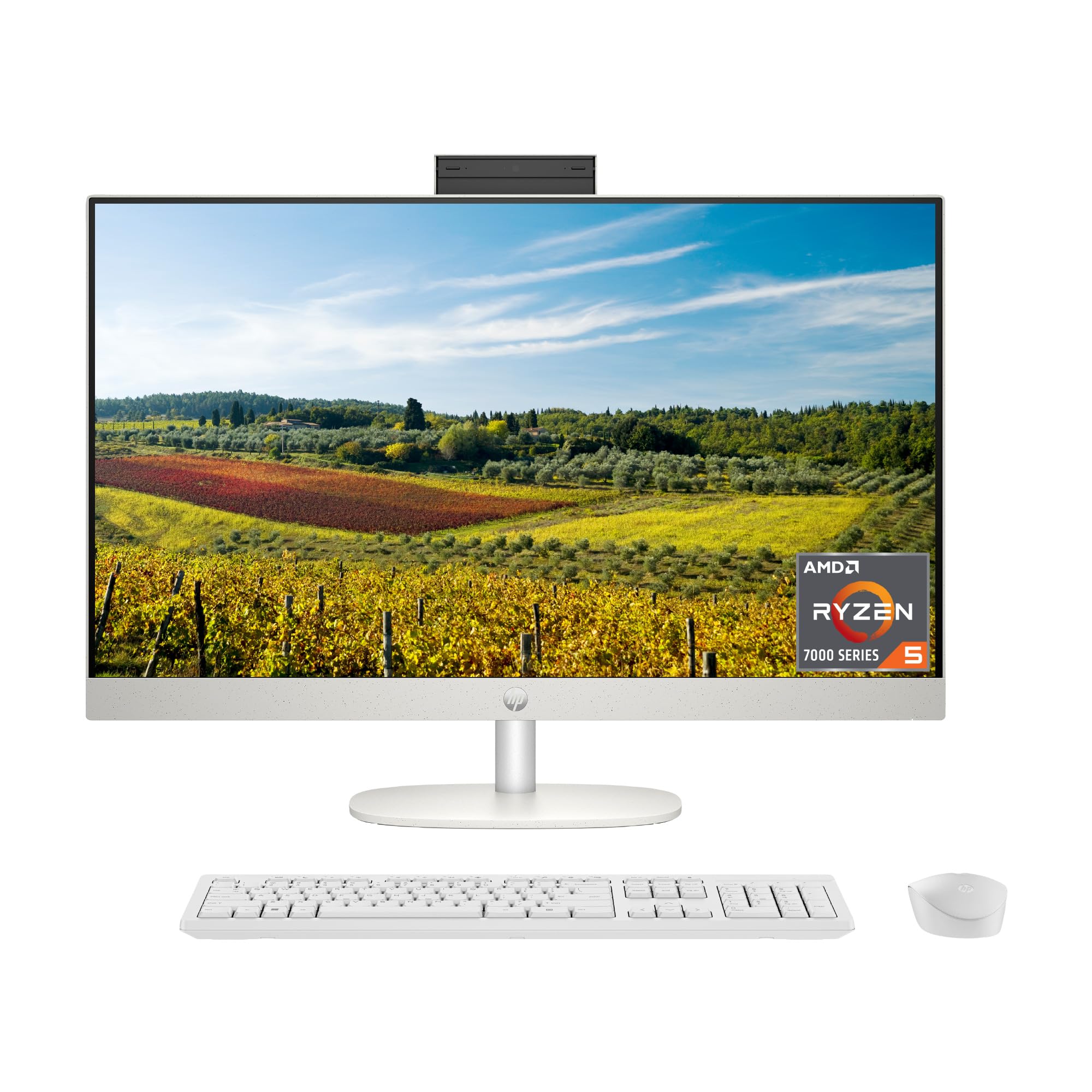 Mua HP 27 inch All-in-One Desktop PC, FHD Display, AMD Ryzen 5 7520U, 8 GB RAM, 512 GB SSD, AMD ...