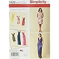 Amazon.com: Simplicity Creative Patterns 1420 Misses' Dress in Two ...
