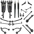 Amazon.com: TRQ Front & Rear Suspension Kit 18 Piece Strut Shock ...