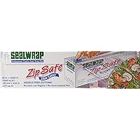 Amazon.com: Sealwrap Cling Classic Zip Safe Plastic Wrap, 18" Wide by ...