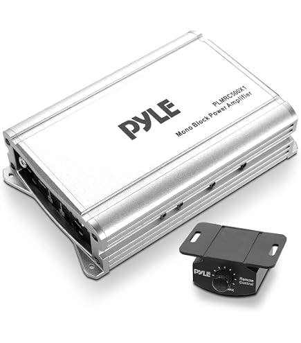 4 Channel Amp Pyle 4-Channel Bluetooth Marine Amplifier - Compact Power ...