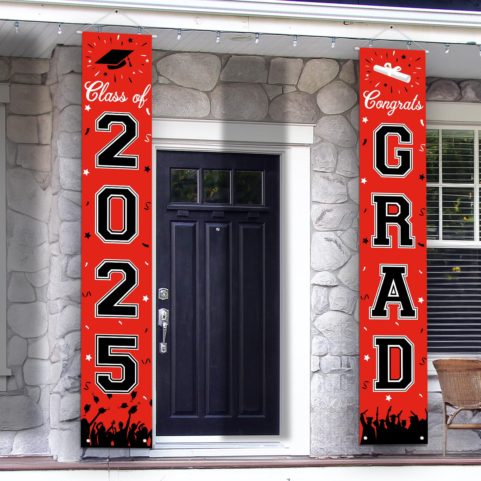Graduation Decorations 2025, Graduation Banner Class of 2025, Hanging ...