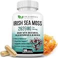 Amazon.com: Irish Sea Moss Supplement | 2625mg 120 Capsules | Irish ...