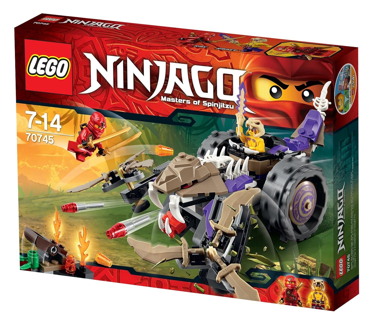 Super Saturday LEGO Ninjago Anacondrai Crusher 70745 Red Boxing Day ...