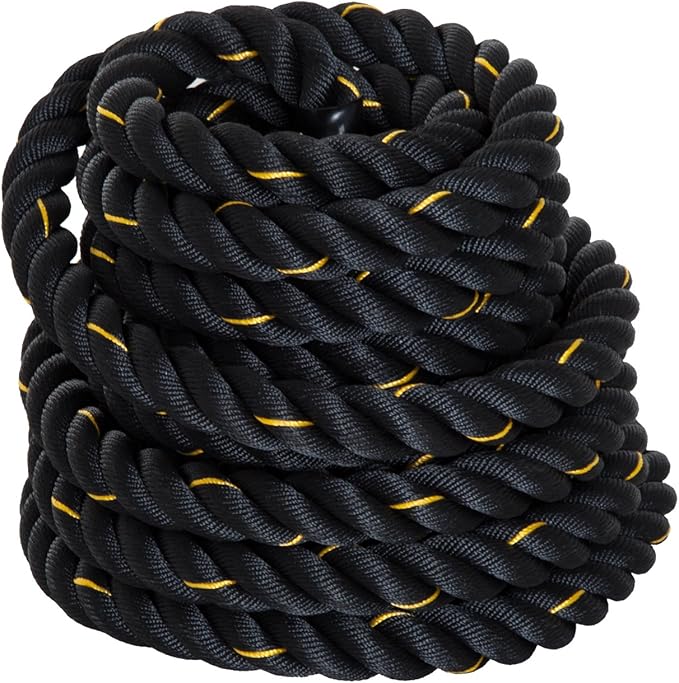 HOMCOM Cuerda de Batalla Battle Rope Ejercicio Formación Fitness ...