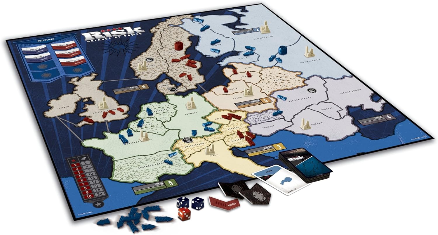 Hasbro Risk Balance Of Power Boardgame, Multi-color With Black, 220.57 ...