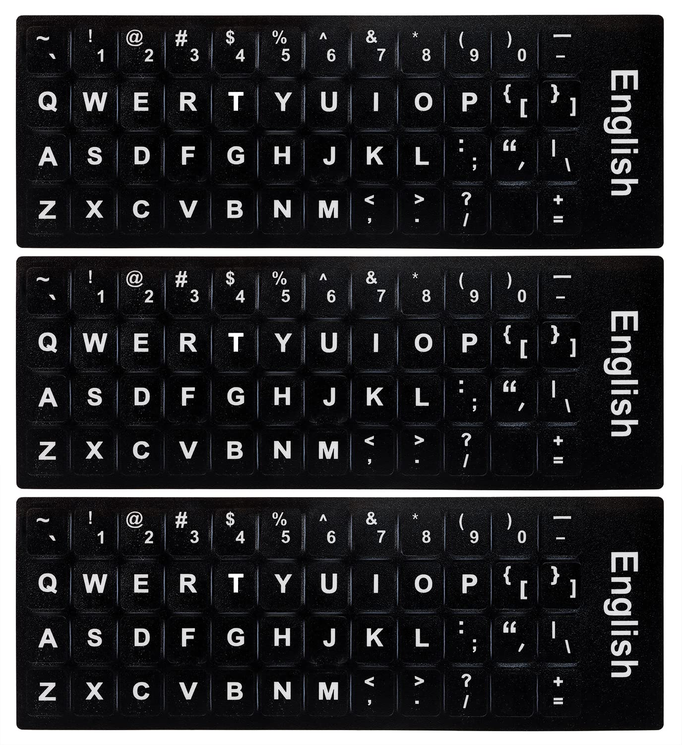 Mua 3pack Keyboard Letter Stickers Universal English Keyboard Stickers ...