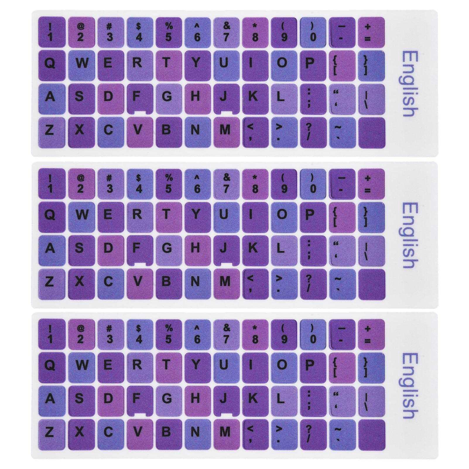 Mua Universal English Keyboard Stickers - 3PCS Replacement English Alphabet Keyboard Stickers ...
