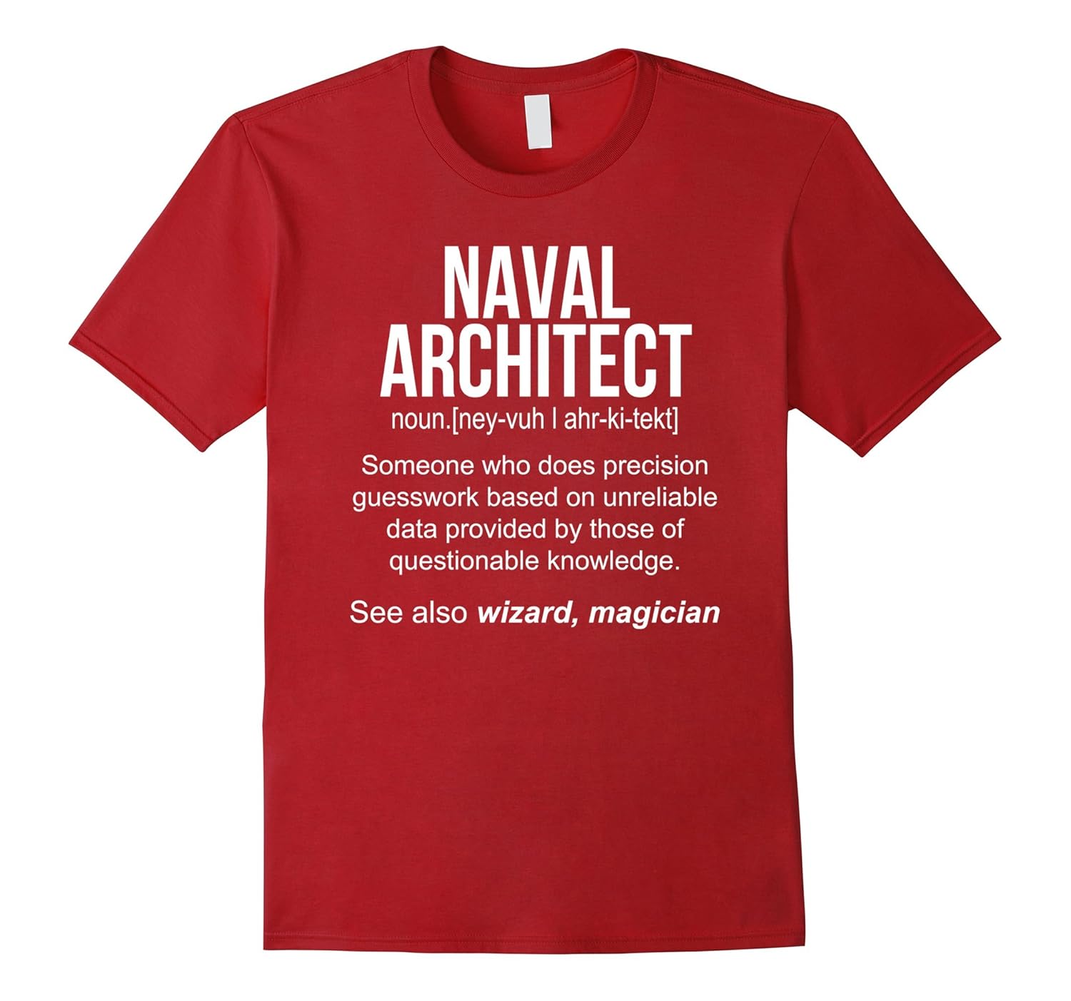 Naval Architect Meaning Shirt – Naval Architect Funny Defini-CL – Colamaga