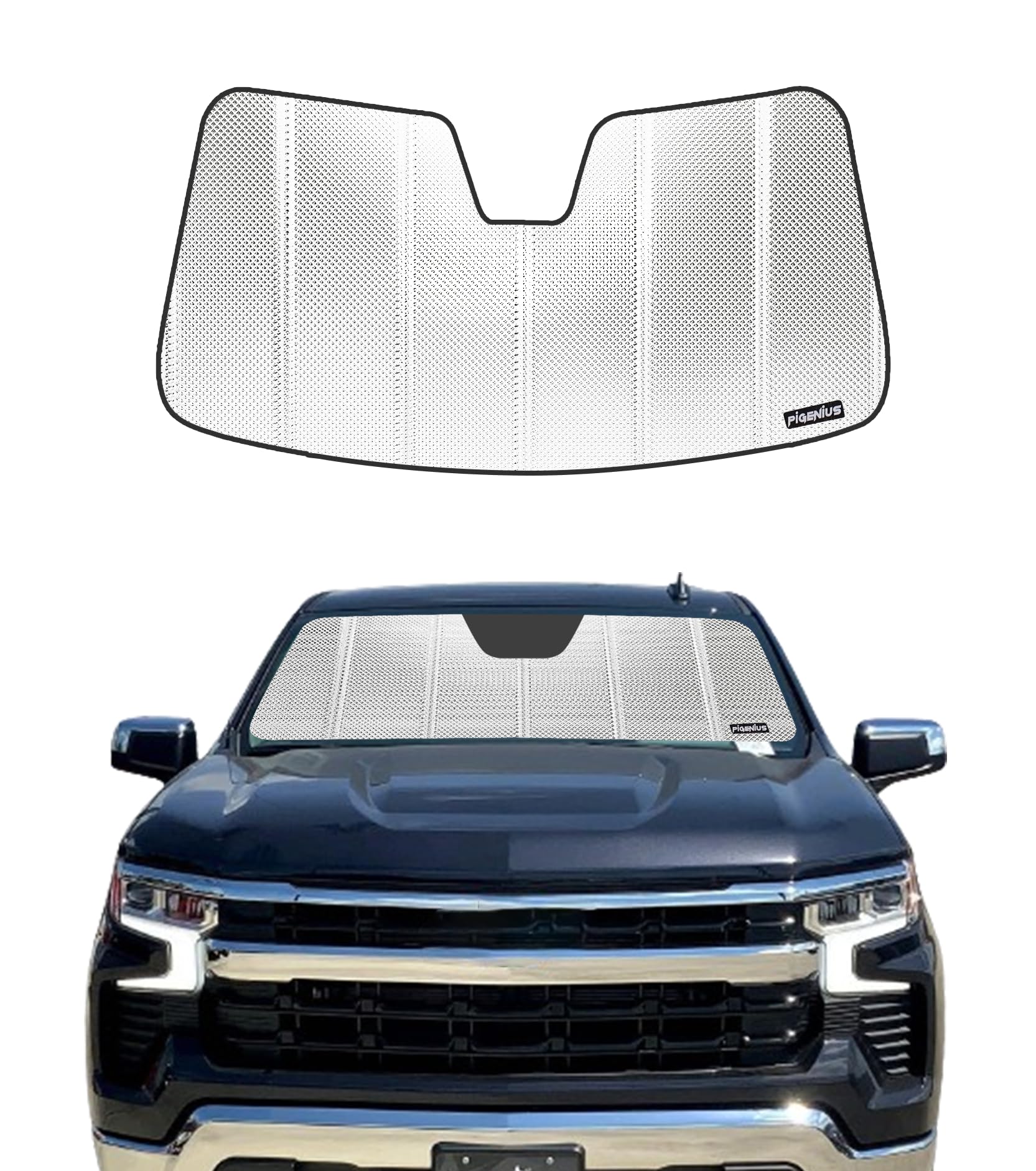 Mua Windshield Sun Shade for 2022-2023 Chevrolet Silverado/GMC Sierra ...