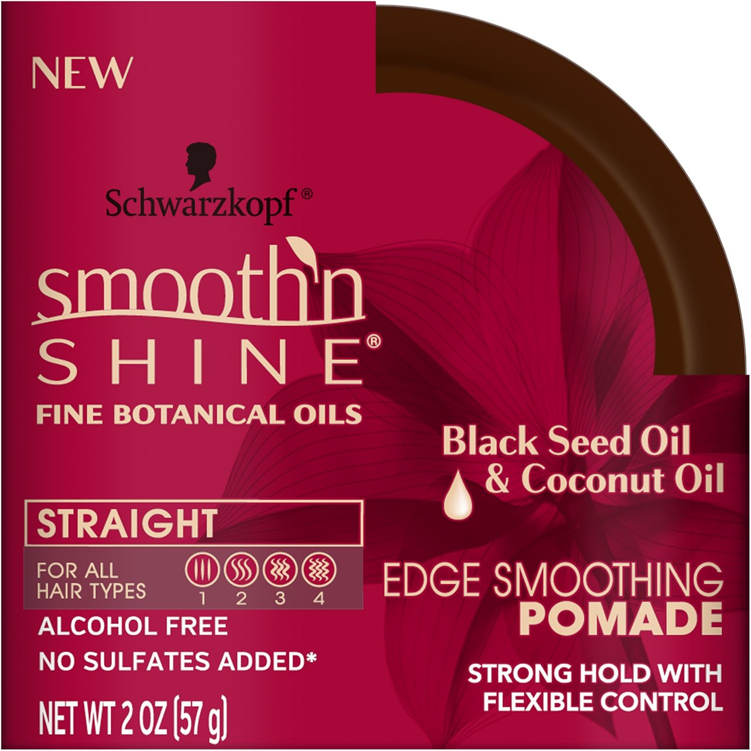 Amazon.com : Smooth N Shine Straight Pomade Edge Smoothing 2 Ounce ...