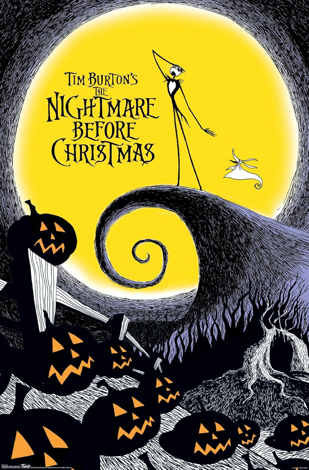 Amazon.com: Trends International The Nightmare Before Christmas Wall ...