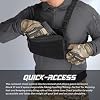 WYNEX Tactical Chest Rig Pack for Men, Running Chest Bag with Front ...