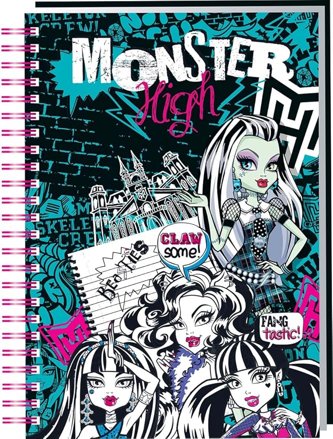Monster High A5 Stationery Character Notebook: Amazon.co.uk: Kitchen & Home