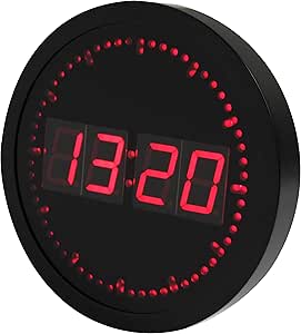 Amazon.com: Metro Fulfillment House Big Digital LED Clock with Circling ...