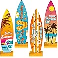 Amazon.com: Blulu 4 Pcs Surfboard Table Decorations Surfboard Beach ...