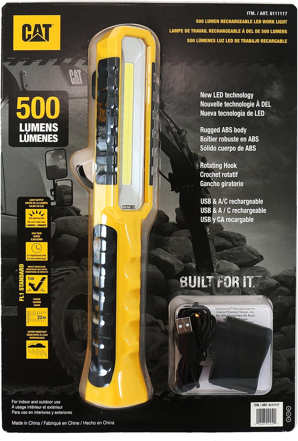 Led Rechargeable Flashlight Worklight at Eleanor Noel blog