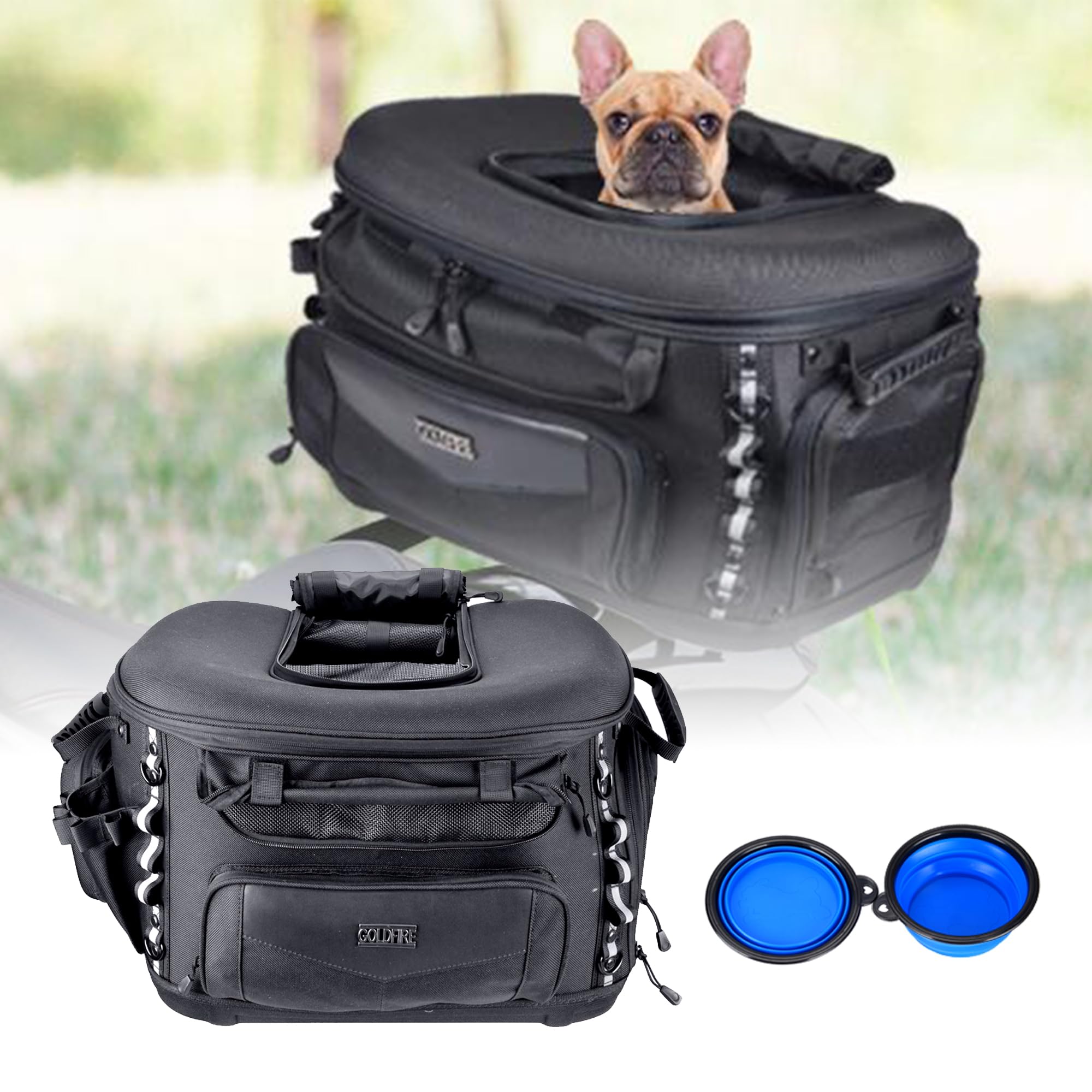 Mua Sresk Motorcycle Dog/Cat Carrier Bag Portable Pet Carrier Crate ...