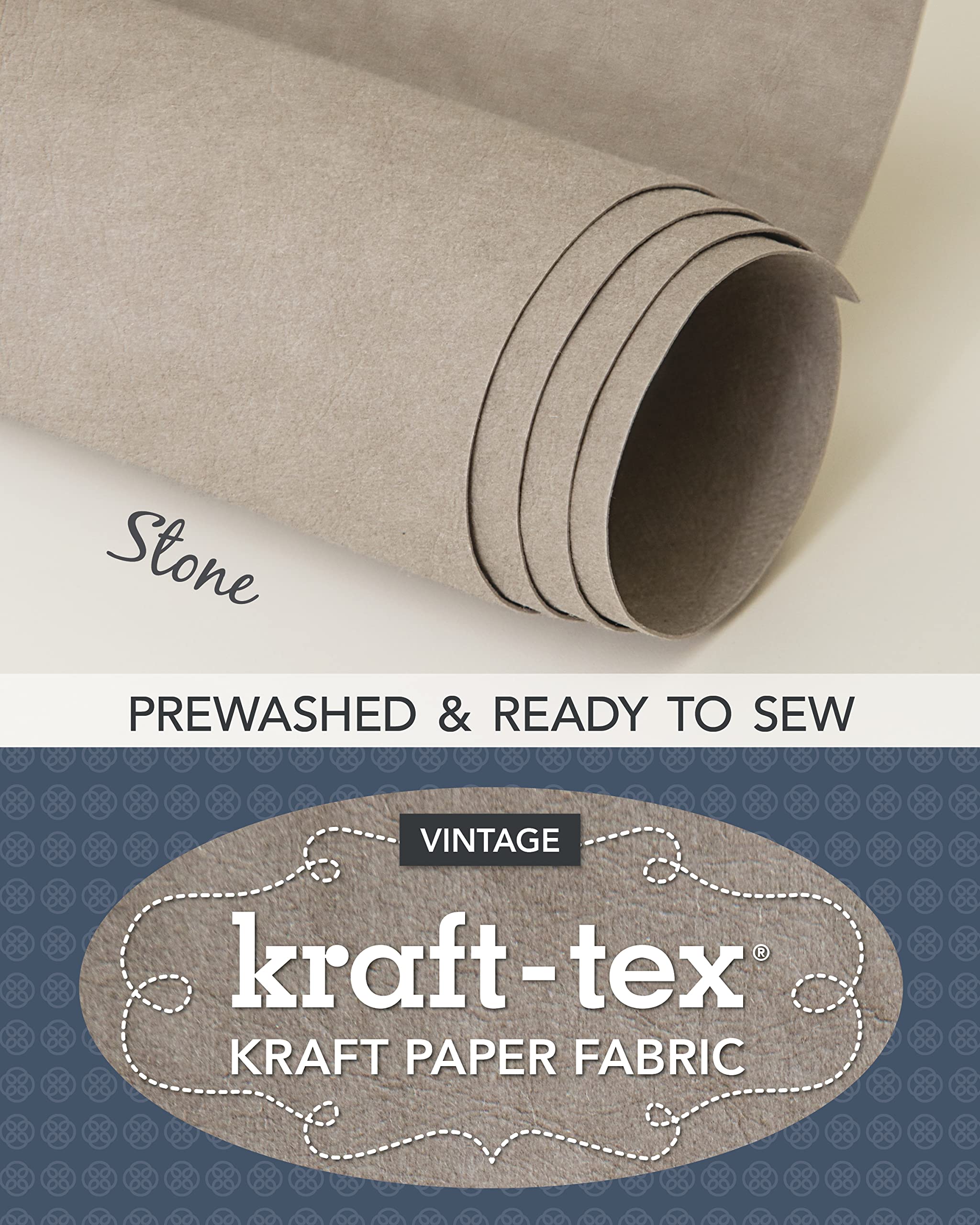 Mua kraft-tex Roll Stone Prewashed & Ready to Sew: Kraft Paper Fabric ...