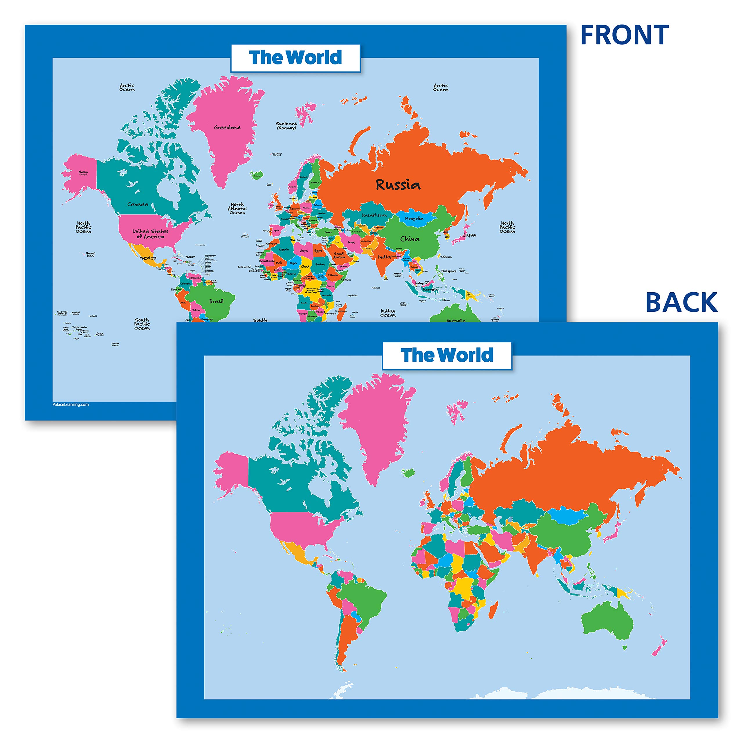 World Map Kids Interactive Map Of The World Educational
