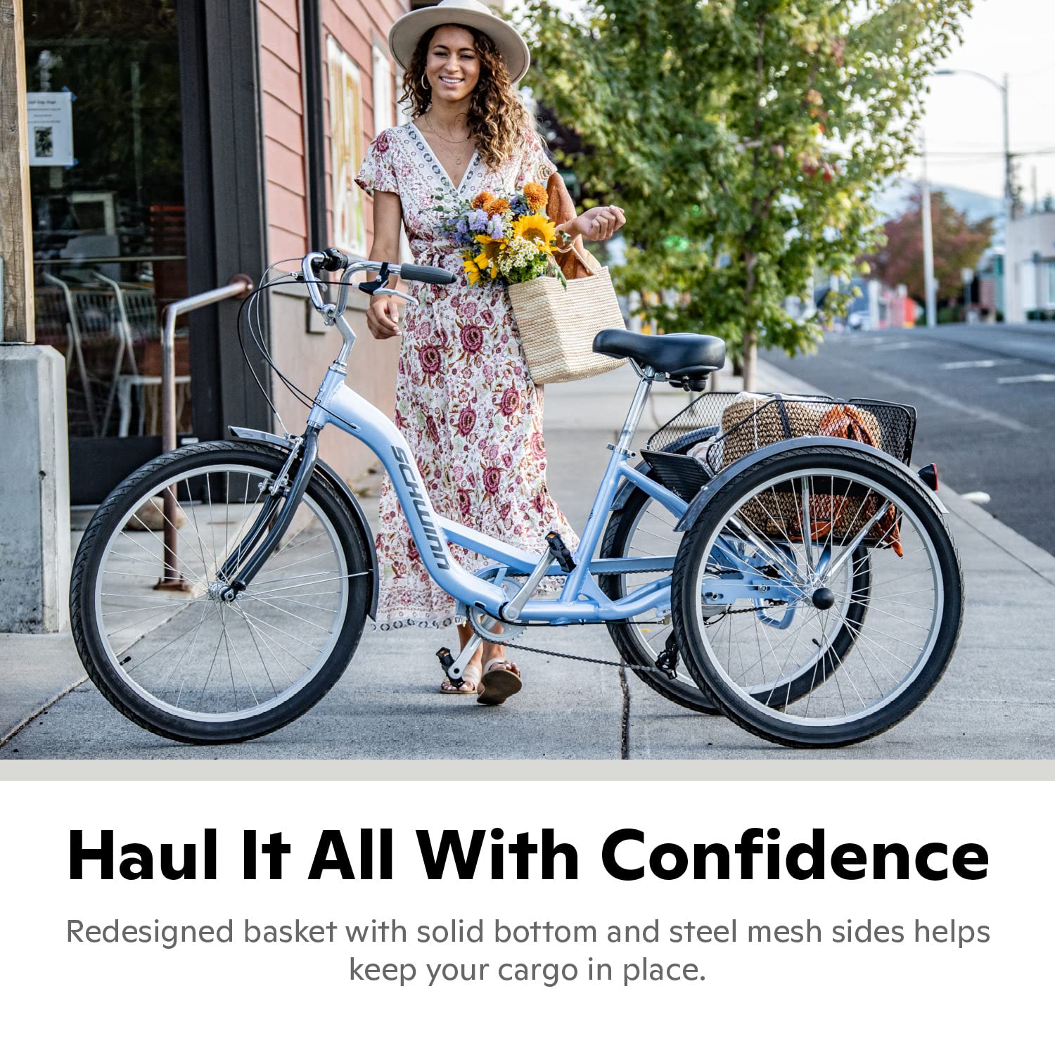 Mua Schwinn Meridian Adult Tricycle Bike, Three Wheel Beach Cruiser, 24 ...