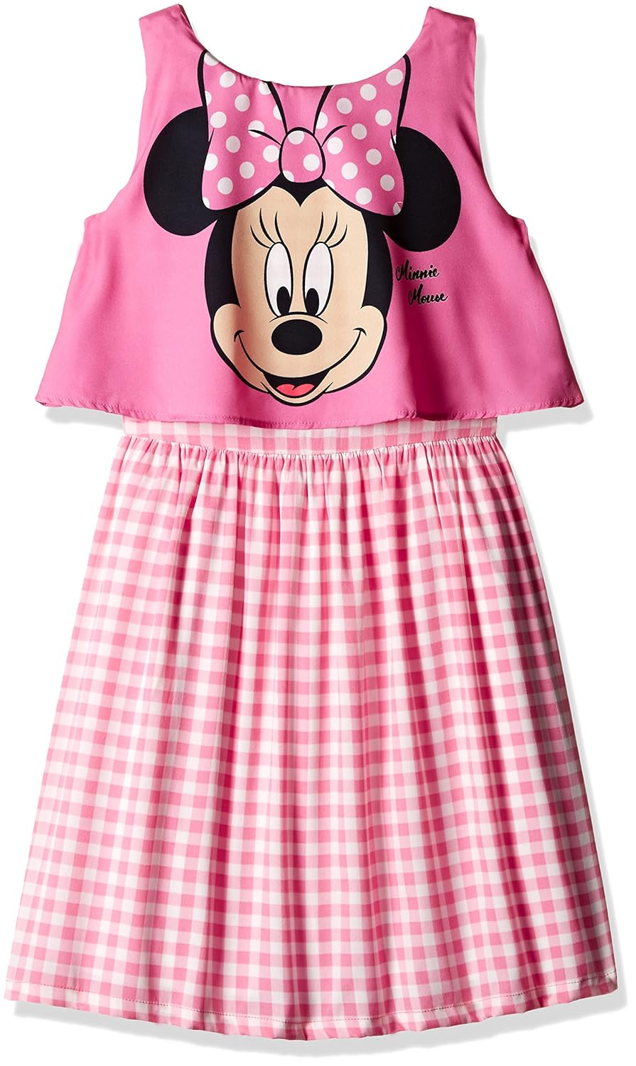 Disney Minnie Mouse Girls' Dress (GD16-125SSDRCD_Pink_6/7): Amazon.in ...
