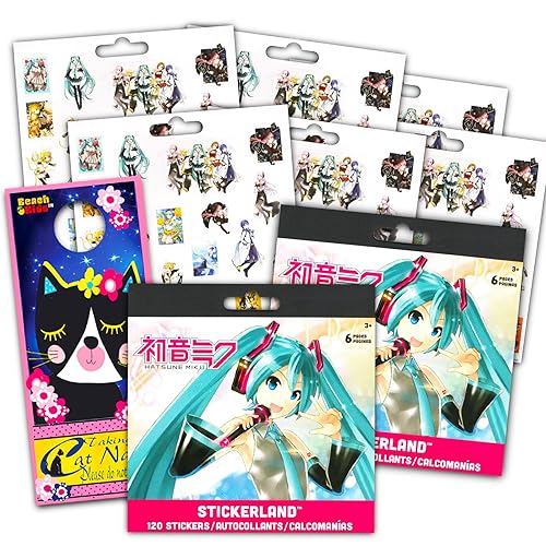 Japenese Anime Hatsune Miku Sticker Pack Bundle ~ 240 Hatsune Miku ...