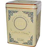 Amazon.com: Harney & Sons, Vanilla Comoro Tea, 20 Tea Sachets, 1.4 oz ...