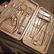 Keiby Citom Manicure Set 18pcs Professional Nail Clippers Kit Pedicure ...