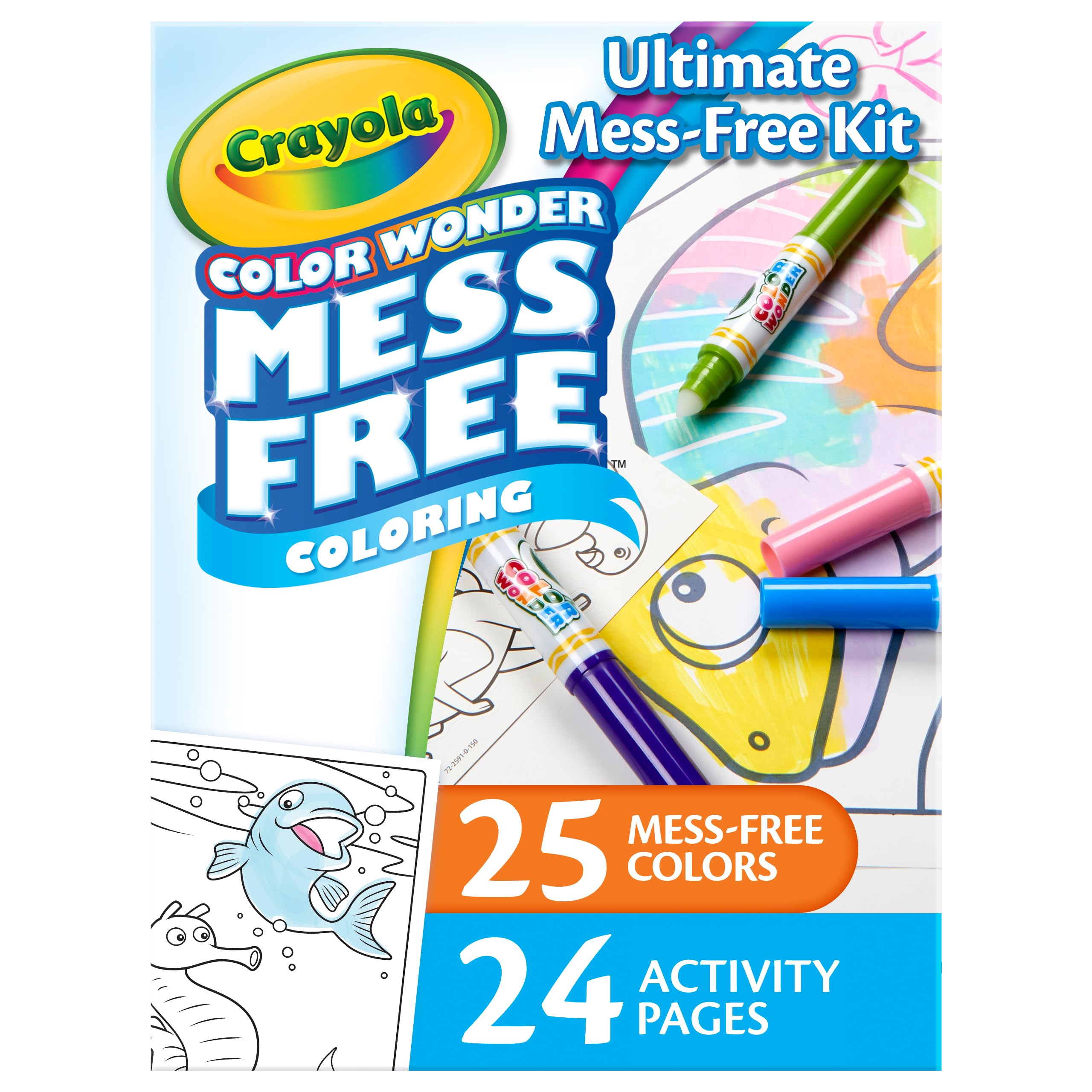 Cleansing Oil Crayola Color Wonder Mess Free Coloring Kit - 80pc Set ...