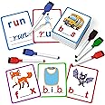 Amazon.com: 100 Short Vowel Spelling Flashcards, Handwriting Cards ...