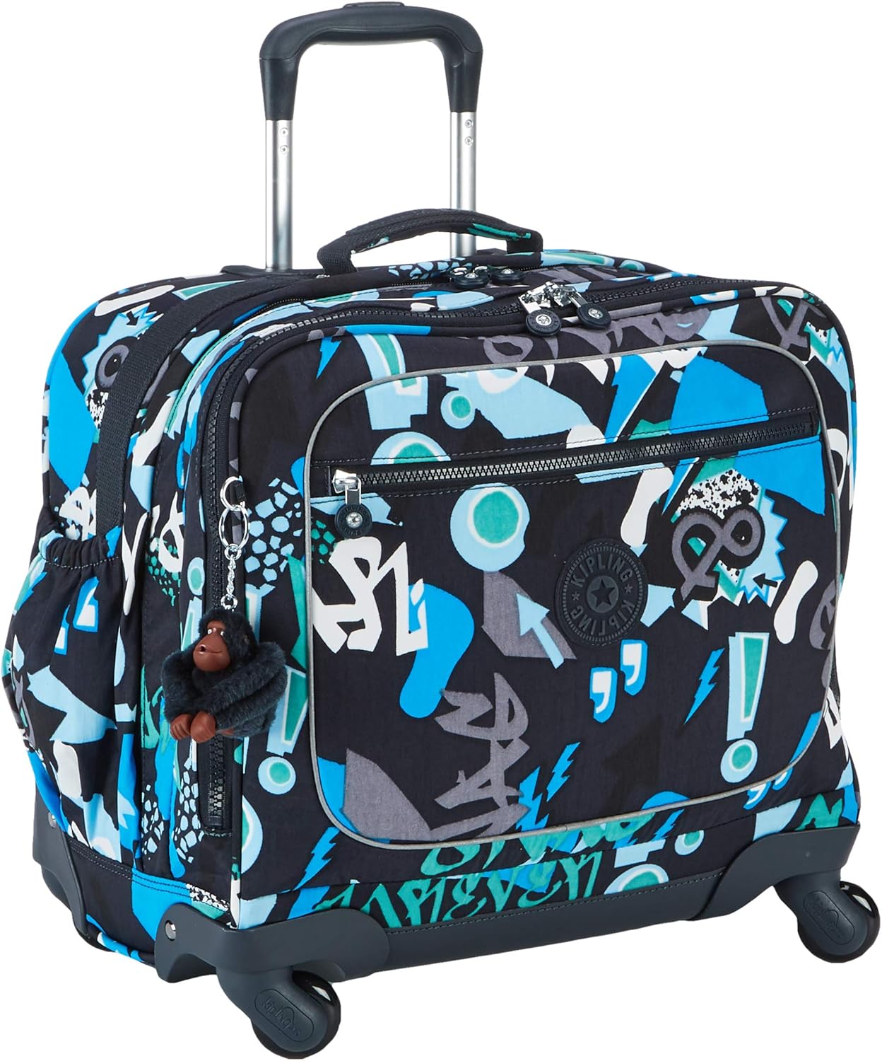 Kipling Manary School Bag, 42 cm, 26.5 liters, Turquoise (Bright Aqua C ...