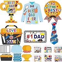 Amazon.com: WATINC Father’s Day Trophy Craft Kit - Make Your Own 24Pcs ...