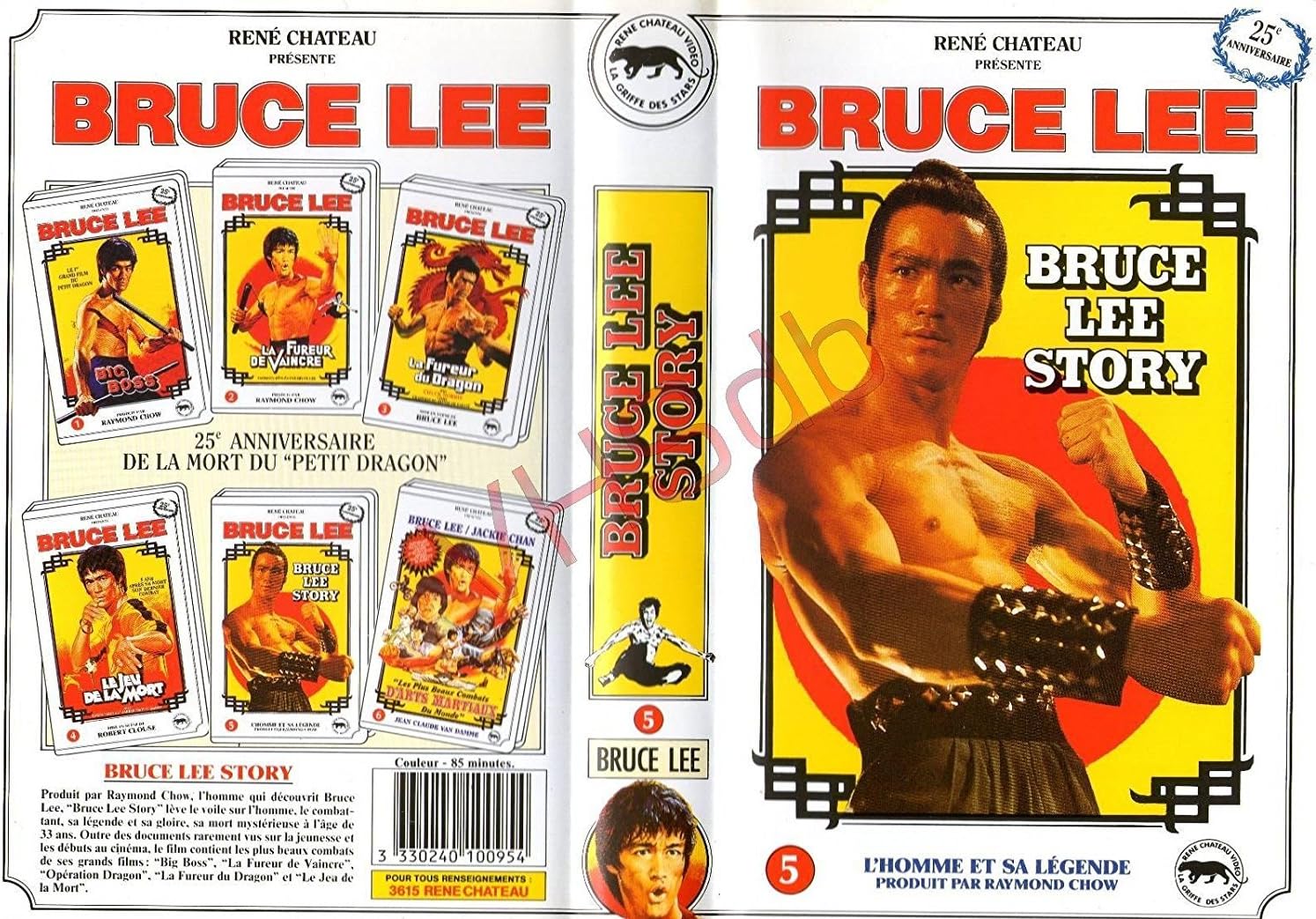 Bruce Lee Story [VHS] René Chateau (25ème Anniversaire): bruce lee ...