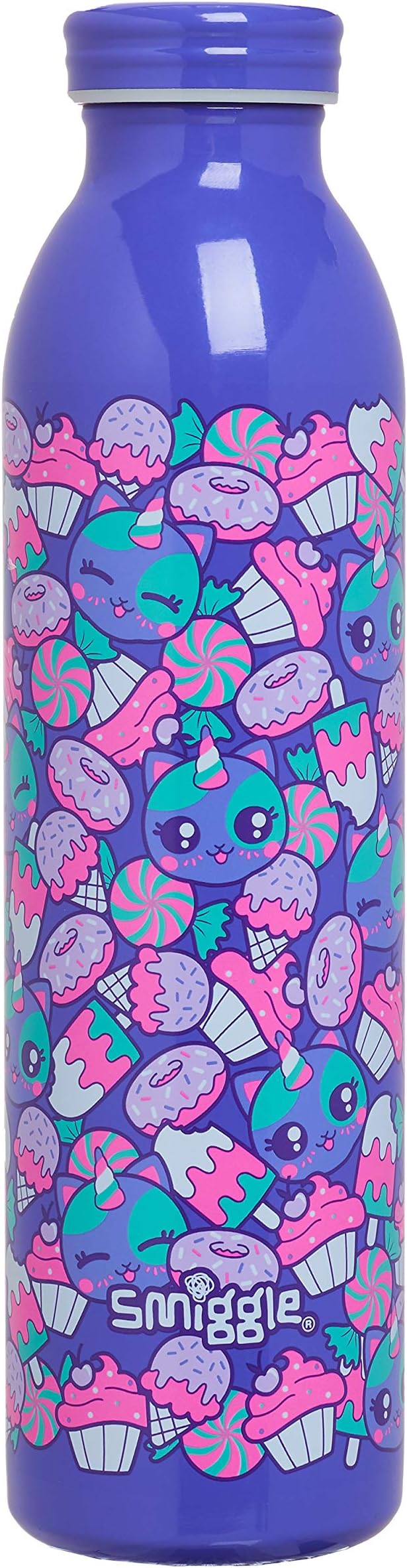 Smiggle Budz Slimline Stainless Steel Kids Water Drink Bottle for Boys ...