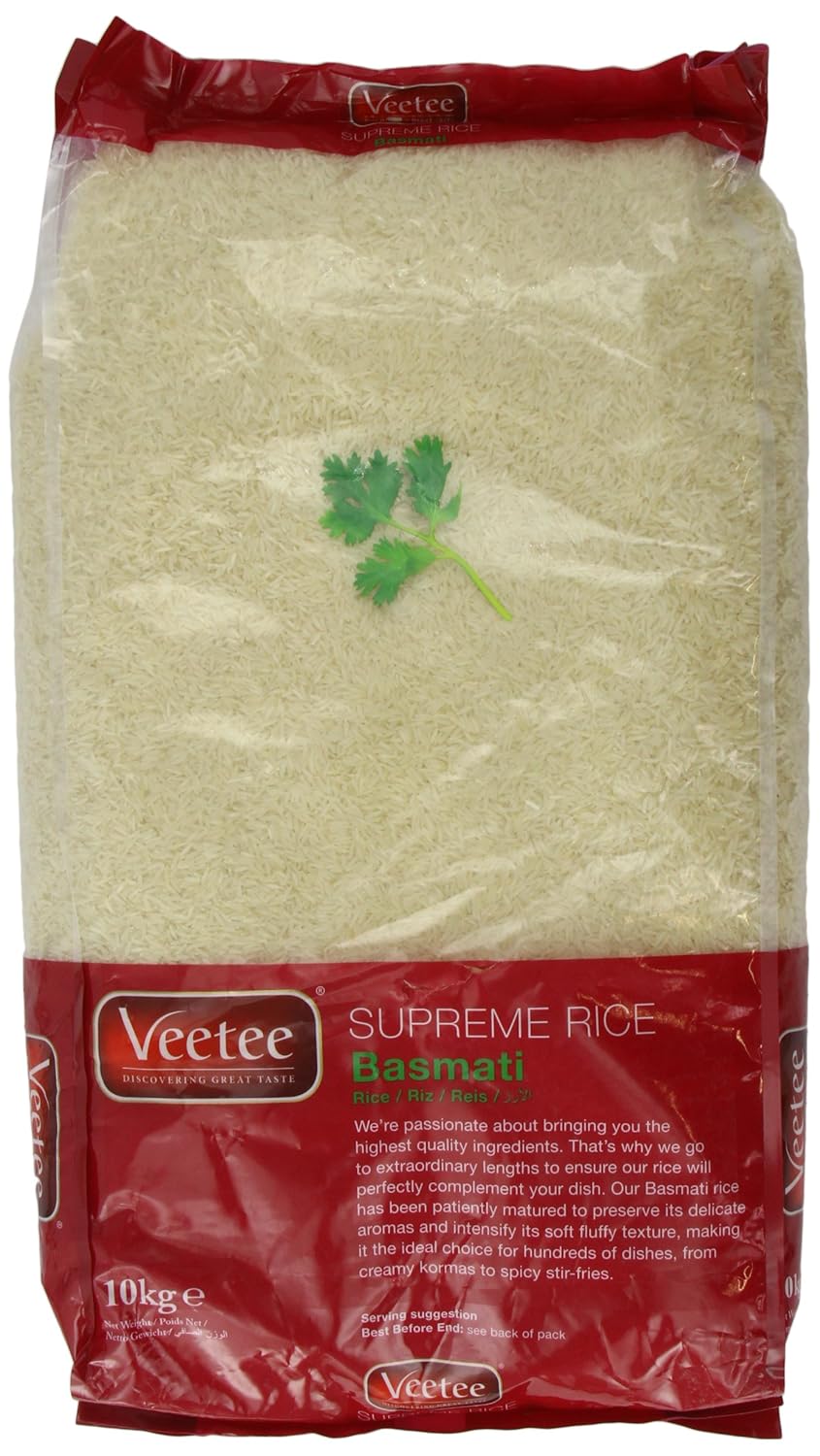 Veetee Supreme Basmati Rice (10 kg): Amazon.de: Lebensmittel & Getränke