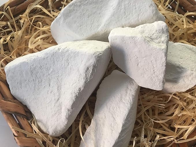 Amazon.com : WHITE MOUNTAIN edible Chalk chunks (lump) natural for ...