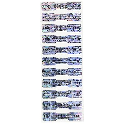 Buy 100 Sheets Seal seal Opened Open Sticker With Serial Number ...