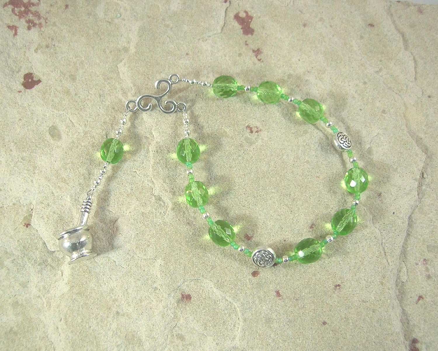 Amazon.com: Airmed (Airmid) Pocket Prayer Beads: Irish Celtic Goddess ...