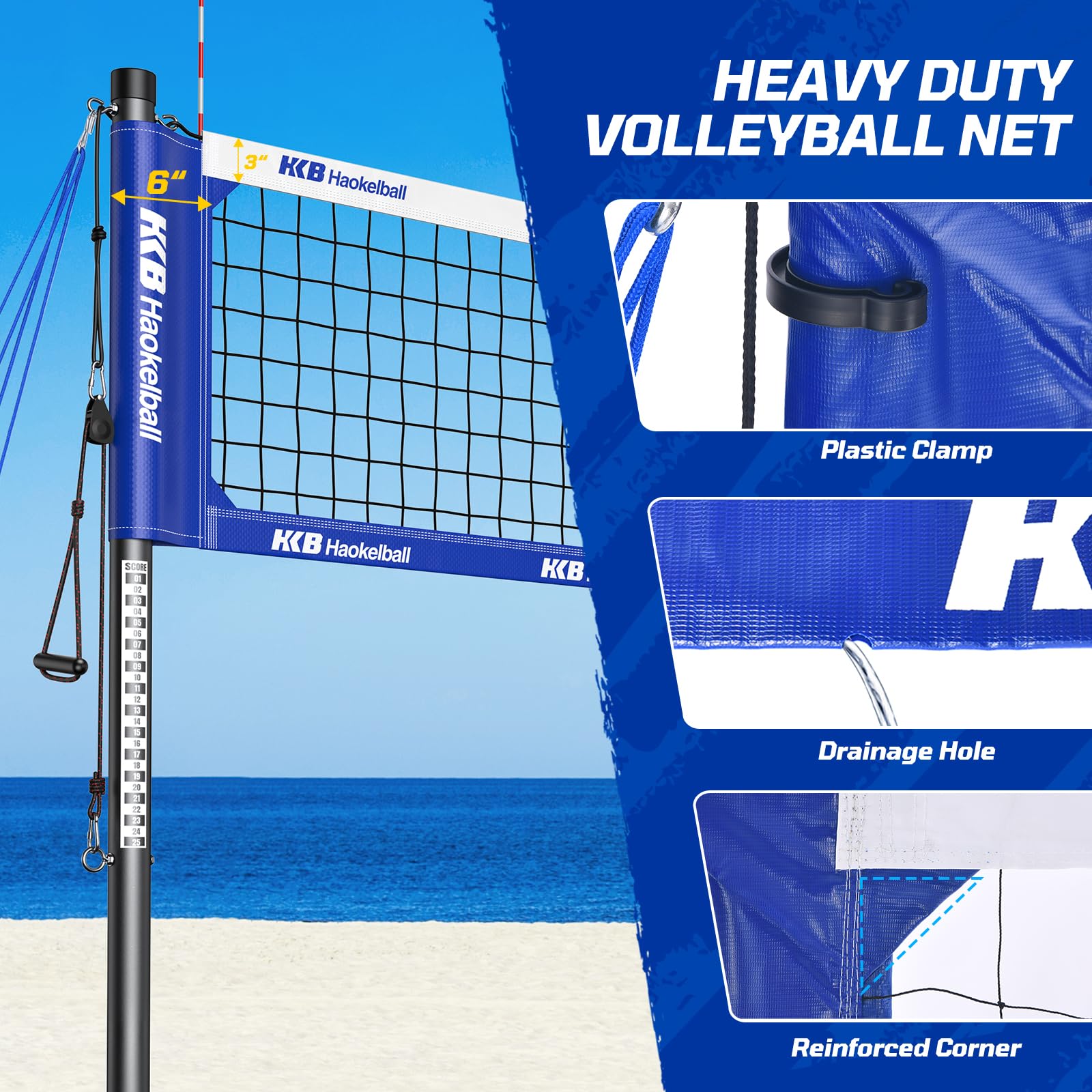 Mua Outdoor Heavy Duty Volleyball Net Set for Backyard Beach with ...