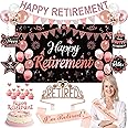 Amazon.com: Rose Gold Retirement Party Decorations for Women, I'm ...
