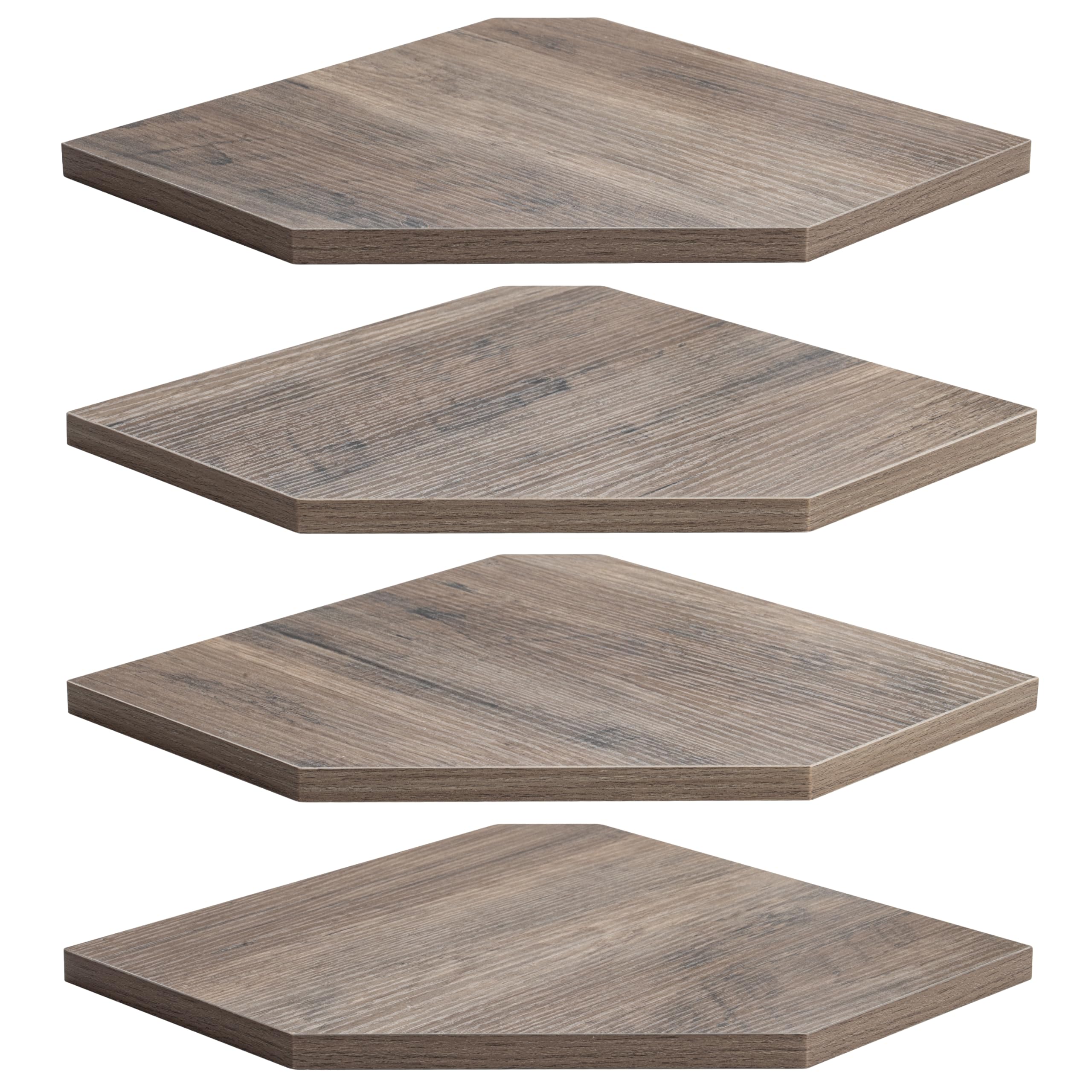 Corner Shelf Wall Mount, Corner Floating Shelves, Set of 4 Corner Wall ...