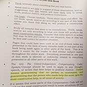 The United-Independent Compensatory Code/System/Concept Textbook: A ...